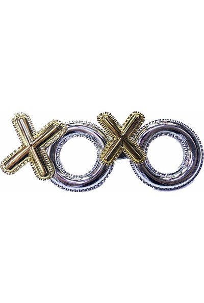 Ozcmax Xoxo Yazılı Yılbaşı Partisi Gözlüğü Gümüş Renk