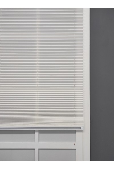 Peraper Perde Beyaz Cam Balkon Plise Perde Peraper Perde Beyaz Cam Balkon Plise Perde