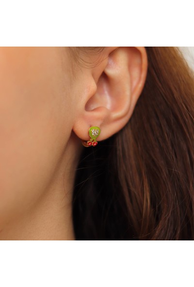 Değerli Kuyumculuk Taşlı Çocuk Küpe