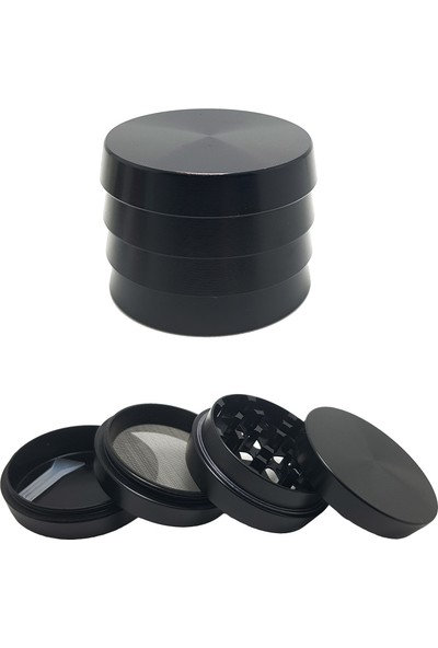 Falconetti Siyah 52MM. 4 Katlı Grinder Herbal Öğütücüsü Parçalayıcı RB84SY Falconetti Siyah 52MM. 4 Katlı Grinder Herbal Öğütücüsü Parçalayıcı RB84SY