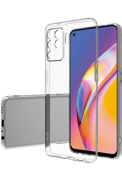 Case 4U Oppo Reno 5 Lite Kılıf Kamera Korumalı Süper Silikon Arka Kapak Şeffaf Case 4U Oppo Reno 5 Lite Kılıf Kamera Korumalı Süper Silikon Arka Kapak Şeffaf