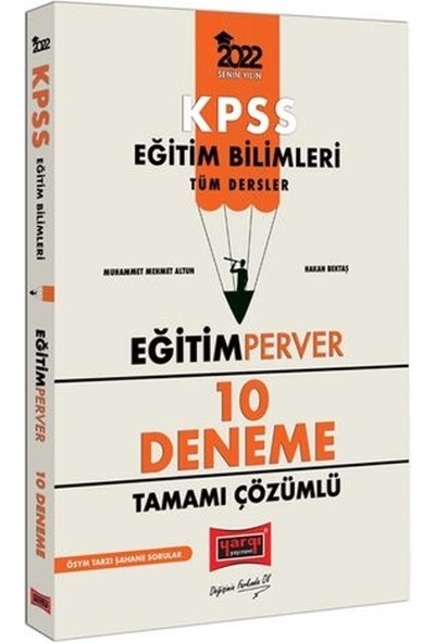 Yargı Yayınları 2022 KPSS Eğitim Bilimleri Eğitimperver Tamamı Çözümlü 10 Deneme Yargı Yayınları 2022 KPSS Eğitim Bilimleri Eğitimperver Tamamı Çözümlü 10 Deneme