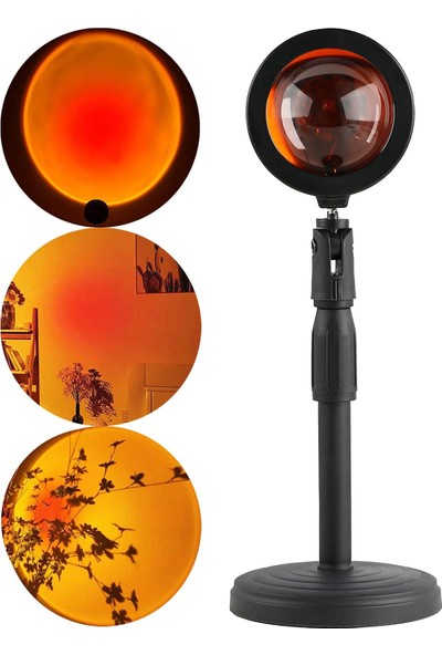 Zppld Gün Batımı Lamba Projeksiyonu 180 Derece Döndürme (Yurt Dışından)