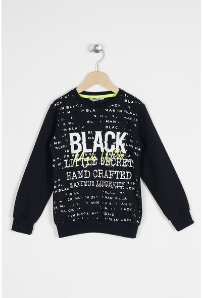 Zepkids ZepkidsErkek Çocuk Black Made Baskılı Sweatshirt 8-12 Yaş Zepkids ZepkidsErkek Çocuk Black Made Baskılı Sweatshirt 8-12 Yaş