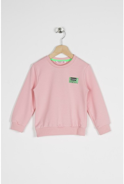 ZepkidsKız Çocuk Fashion Fragment Apikeli Sweatshirt 3-7 Yaş ZepkidsKız Çocuk Fashion Fragment Apikeli Sweatshirt 3-7 Yaş