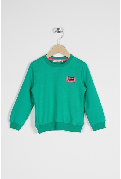 ZepkidsKız Çocuk Fashion Fragment Apikeli Sweatshirt 3-7 Yaş ZepkidsKız Çocuk Fashion Fragment Apikeli Sweatshirt 3-7 Yaş