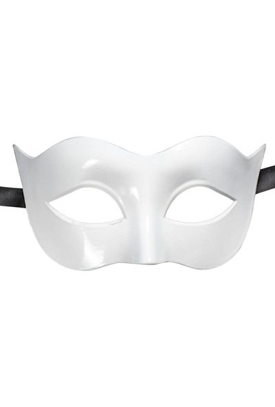 Ozcmax Beyaz Renk Ip Aparatlı Plastik Parti Maskesi Ozcmax Beyaz Renk Ip Aparatlı Plastik Parti Maskesi