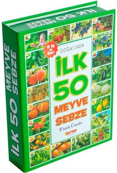 Dıytoy 1420 F.cards Ilk 50 Meyve Sebze