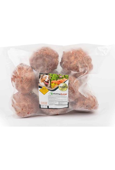 Gurmebarf - Barf Plus - 5 kg Köpek Maması - (100 Gr’lık Porsiyonlar Halinde)