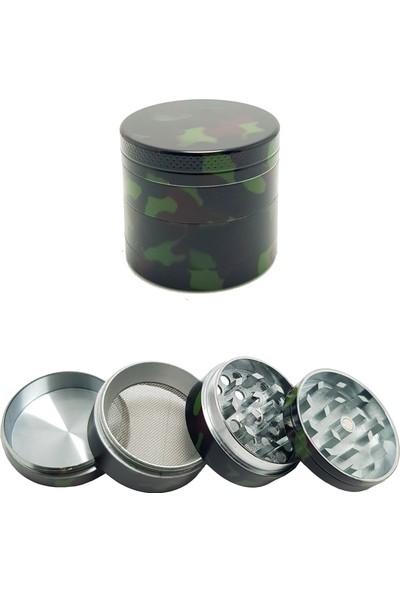 Falconetti Kamuflaj Grinder 40 Mm. Herbal Öğütücüsü Parçalayıcı RB87