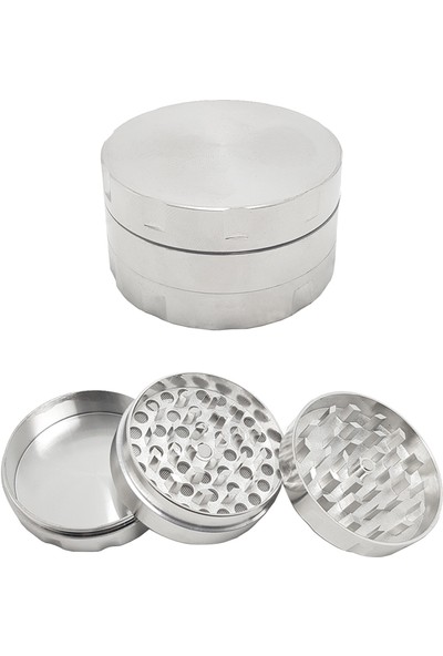 Falconetti Silver 55 Mm. Grinder Alloy Herbal Öğütücüsü Parçalayıcı RB88SLV Falconetti Silver 55 Mm. Grinder Alloy Herbal Öğütücüsü Parçalayıcı RB88SLV