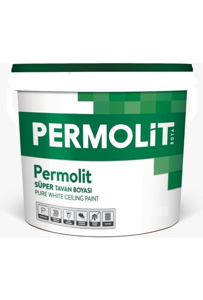 Permolit Süper Tavan Boyası 10 kg Permolit Süper Tavan Boyası 10 kg