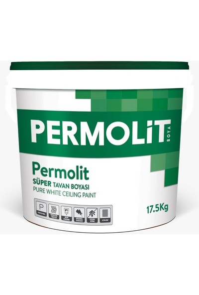 Permolit Süper Tavan Boyası 17.5 kg Permolit Süper Tavan Boyası 17.5 kg