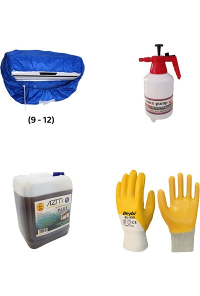 Unico 9-12 Lik Klima Temizlik Seti