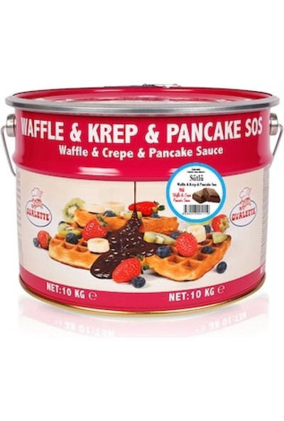 Ovalette Waffle & Krep Sos Sütlü 10 kg