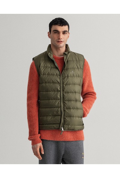 Gant Erkek Yeşil Regular Fit Mont Yelek 7006092.301