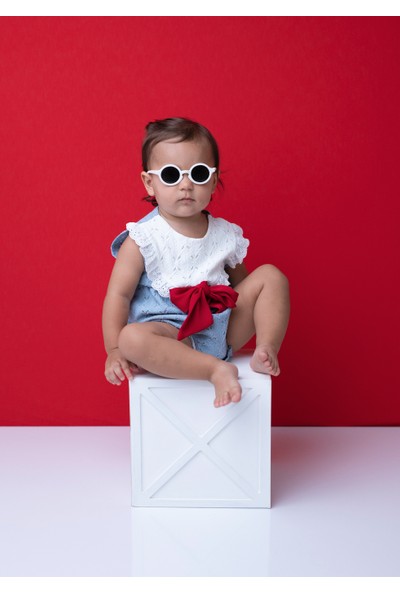 SOLEDA 12-36 Ay Bebek Güneş Gözlüğü - Milk