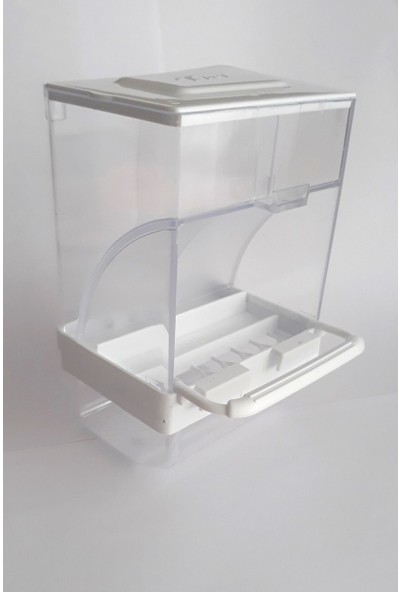 T-Pet Çift Bölmeli Akıllı Yemlik Beyaz