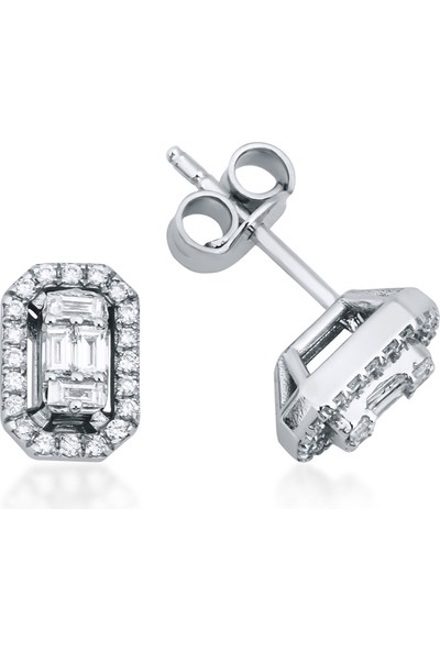 Parle Jewellery Pırlantalı Calantha Baget Küpe