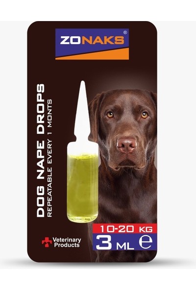 Zonaks Köpek Ense Damlası 3 ml Zonaks Köpek Ense Damlası 3 ml