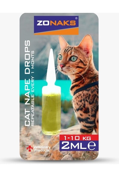 Zonaks Kedi Ense Damlası 2 ml Zonaks Kedi Ense Damlası 2 ml