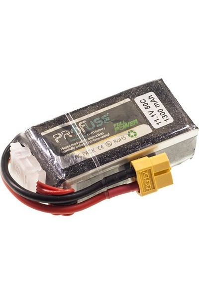 Profuse 11,1V Lipo Batarya 1300MAH 50C - 3s Lipo Pil Profuse 11,1V Lipo Batarya 1300MAH 50C - 3s Lipo Pil