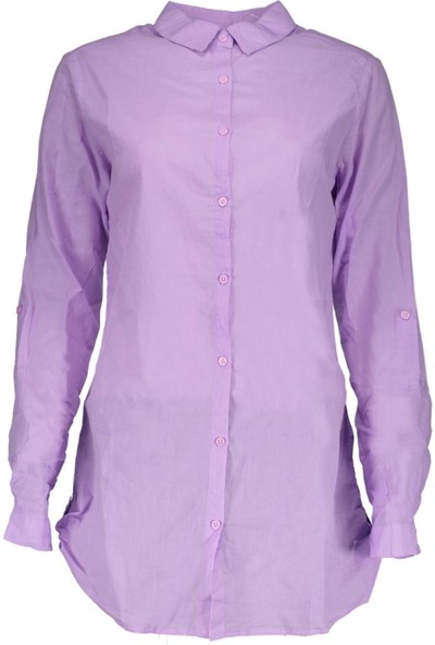 Collezione Lila Uzun Katlanabilir Kollu Kadın Tunik