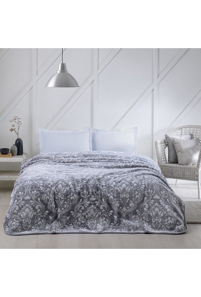 Özdilek Tek Kişilik Battaniye Antico Gri 155*215