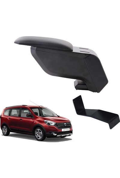 3 Tıkla Dacia Lodgy Stepway 2013 Delmesiz Çelik Ayaklı Siyah Kolçak Kol Dayama 3 Tıkla Dacia Lodgy Stepway 2013 Delmesiz Çelik Ayaklı Siyah Kolçak Kol Dayama