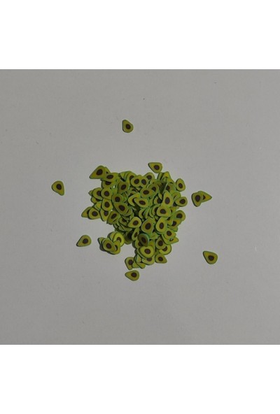 Özay Tasarım Mini Meyveler Serisi Avokado Figürü Epoksi MALZEMESI(350 Adet)