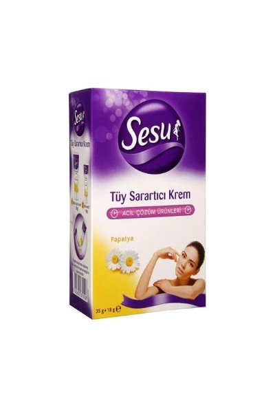 Sesu Tüy Sarartıcı Krem 35 gr + 18 gr