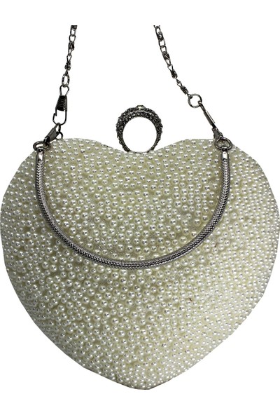 Çanta Sepetim Simli Abiye Çanta