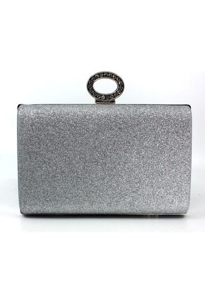 Çanta Sepetim Simli Abiye Çanta