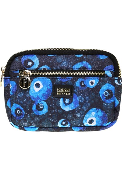 Fonfique For Boyner Nazar Boncuğu 17 X11,5 x 3 cm Bel Çantası