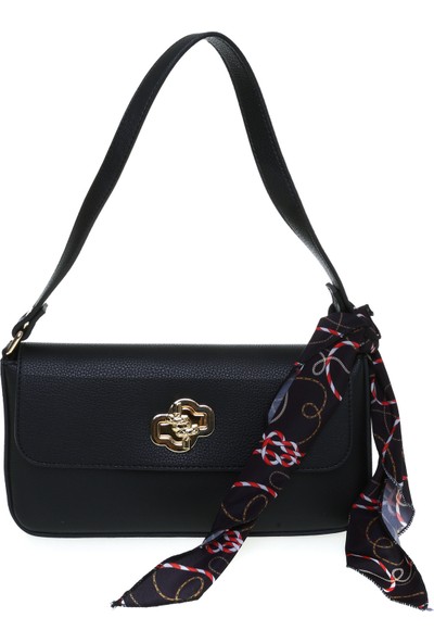 Fabrika Marlin Fularlı Kahverengi Kadıntote Çanta