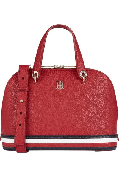Tommy Hilfiger AW0AW10453XIT Koyu Kırmızı El Çantası
