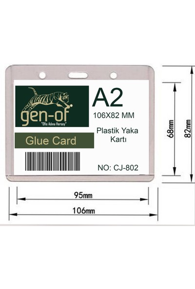 Gen-of Yaka Kartı Yatay A2