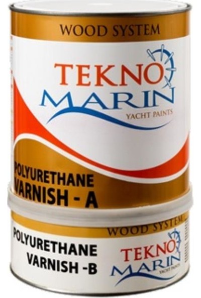 Tekno Marine Teknomarin Poliüretan Şeffaf Parlak Vernik 1kg Tekno Marine Teknomarin Poliüretan Şeffaf Parlak Vernik 1kg