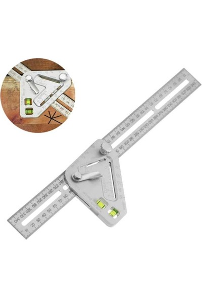 Rox Wood 0122 Çok Fonksiyonlu Terazili Açılı Gönye 350 mm Rox Wood 0122 Çok Fonksiyonlu Terazili Açılı Gönye 350 mm