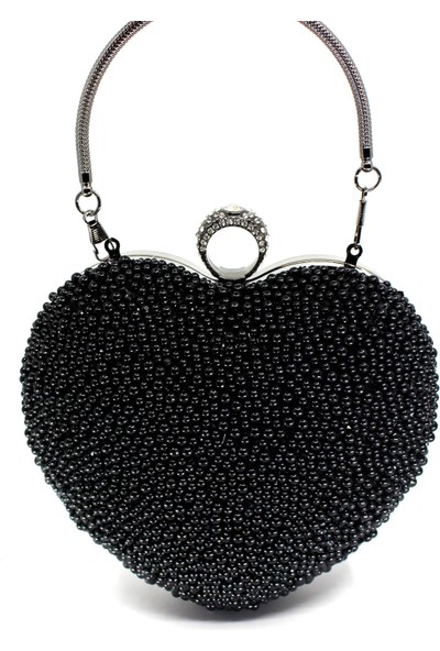 Çanta Sepetim Simli Abiye Çanta