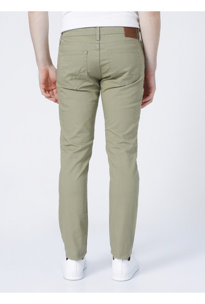 Limon Slim Fit Düz Erkek Chino Pantolon