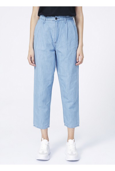Lee Açık Mavi Kadın Denim Pantolon Lee Açık Mavi Kadın Denim Pantolon