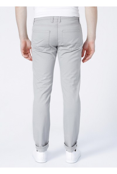 Limon Slim Fit Düz Erkek Chino Pantolon