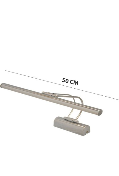 Molled 50 cm Ayna Üstü LED Aplik Krom Molled 50 cm Ayna Üstü LED Aplik Krom