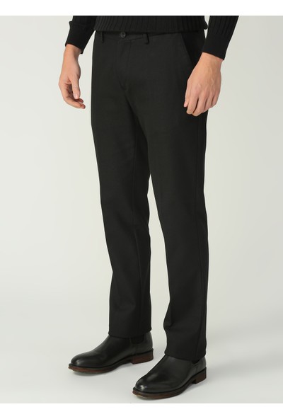Fabrika Comfort Erkek Siyah Klasik Pantolon Fabrika Comfort Erkek Siyah Klasik Pantolon