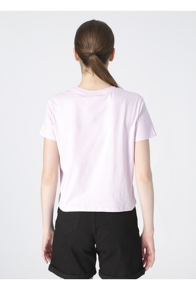 National Geographic Kadın Lila Bisikletyaka T-Shirt