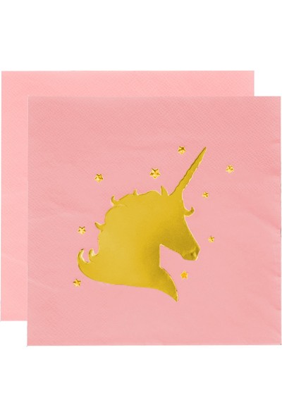 Partipan Unicorn Yaldızlı Peçete Gold 16 Adet Partipan Unicorn Yaldızlı Peçete Gold 16 Adet