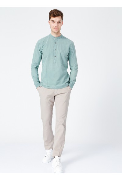 Fabrika Dastro Gri Erkek Chino Pantolon