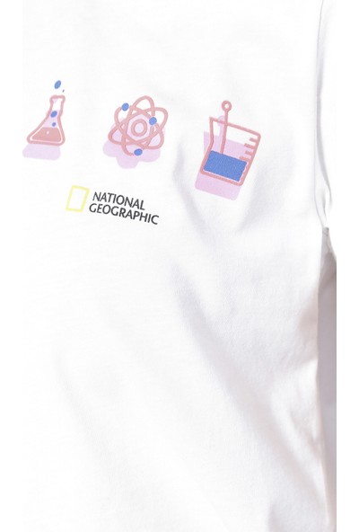 National Geographic T-Shirt, M, Ekru