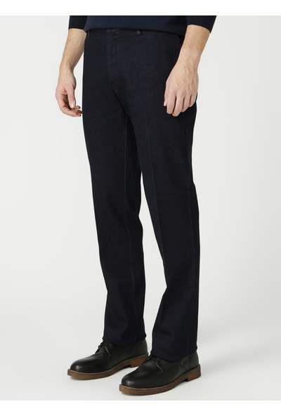 Fabrika Comfort Erkek Lacivert Klasik Pantolon Fabrika Comfort Erkek Lacivert Klasik Pantolon